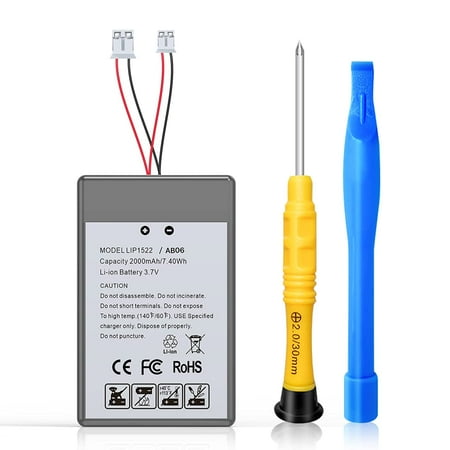 IBAOLEA Battery Pack 2000mAh Compatible with PS4 & PS4 Slim/Pro ...