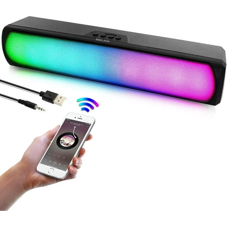 XBRW Computer Sound bar, PC Speakers,Bluetooth Computer Speakers,USB ...