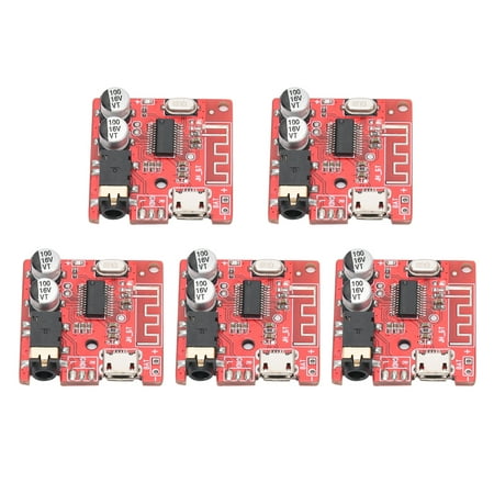 5pcs 5.0 Stereo Audio Receiver Board, Lossless Decoder Board Stereo ...