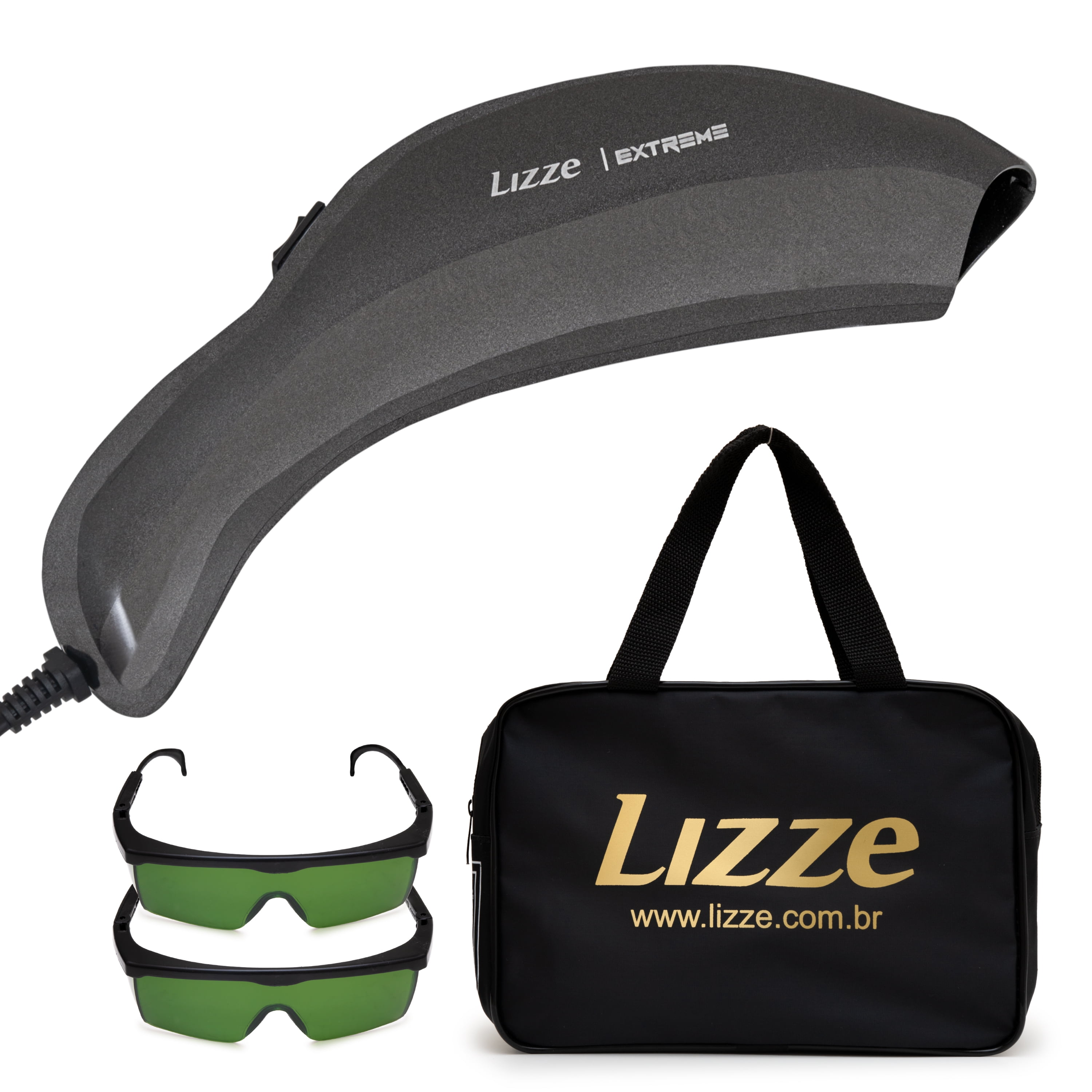 Hair Growth LED Hair Treatment Accelerator -Lizze Photon Extreme Dual ...