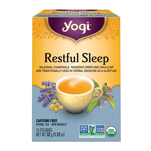 Yogi Teas - Restful Sleep Herbal Tea, Caffeine-Free Herbal Tea Bags ...