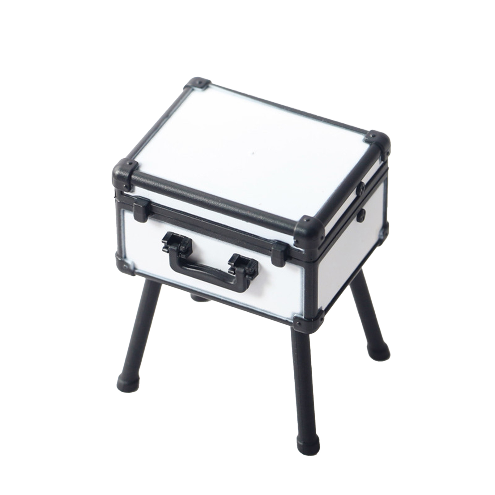 Skindy Mini Makeup Box: Smooth Surface with Four Legs and Handle, High ...