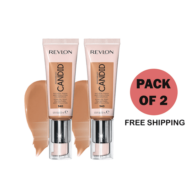 REVLON PhotoReady Candid Natural Finish Foundation (PACK OF 2 ...