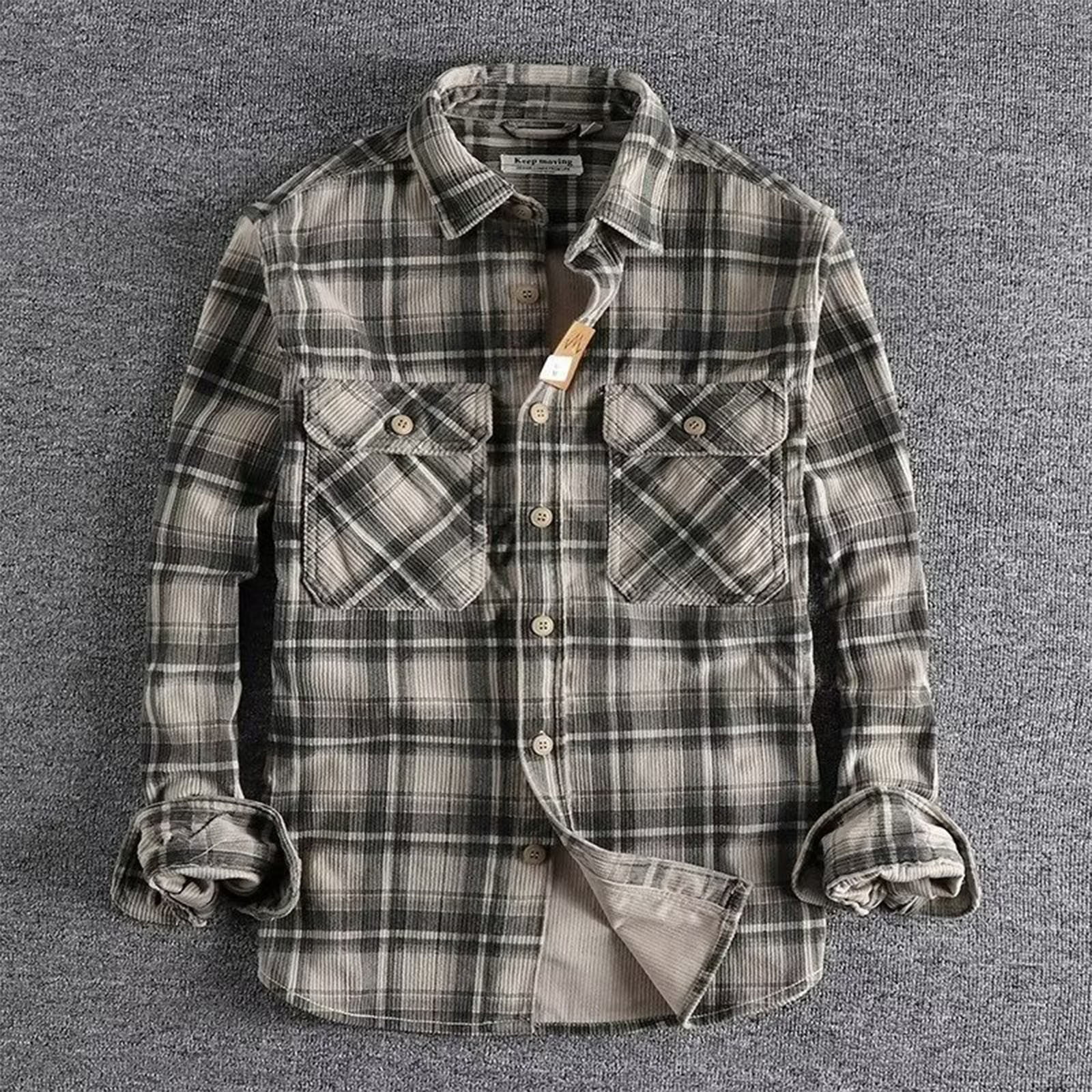 Click here for Styesk Mens Shirts Men Vintage Turndown Collar But... prices