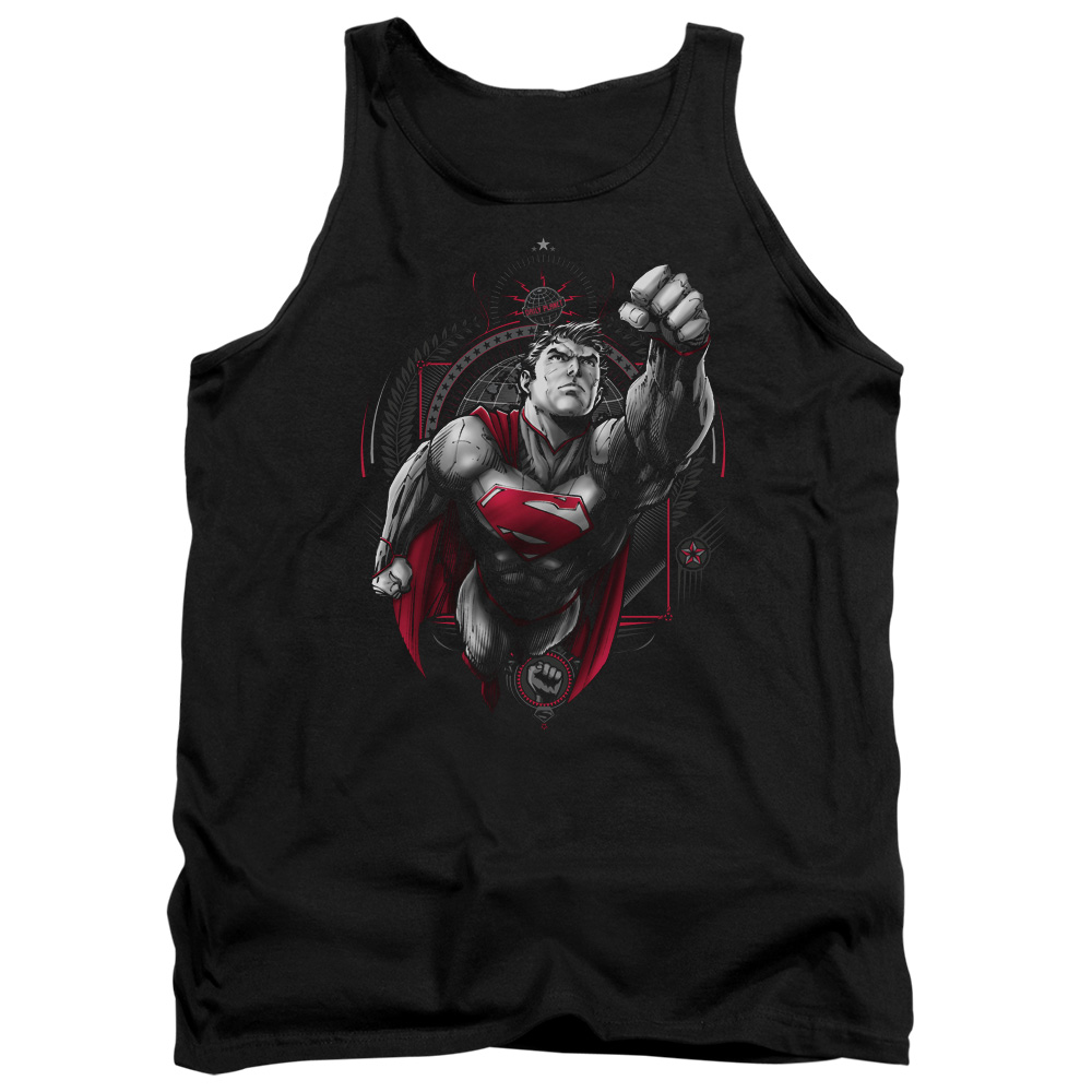 Superman - Propaganda Superman - Tank Top - Medium - Walmart.com