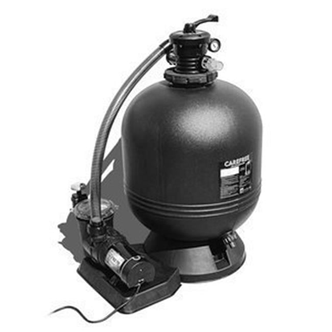 Waterway Plastics FSS0199S 19 in. Carefree Oval Sand Filter System Less ...