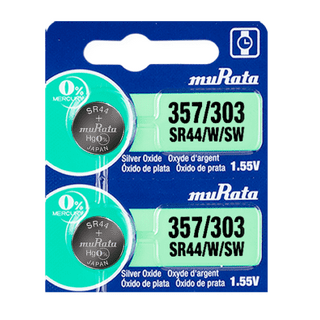 Energizer 357/303 - SR44 Silver Oxide Button Battery 1.55V - 2 Pack ...