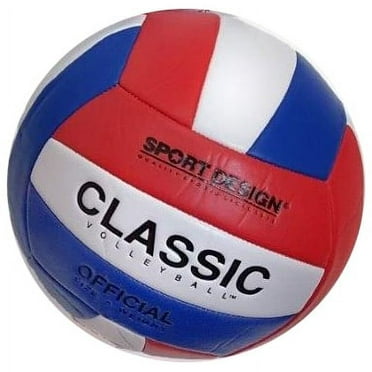 Baden Match Point Volleyball-Red, White, Blue - Walmart.com
