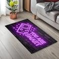 Art Gaming Icons Door Mat 18x30 Inch Multi Panel Neon Letter Yellow You ...