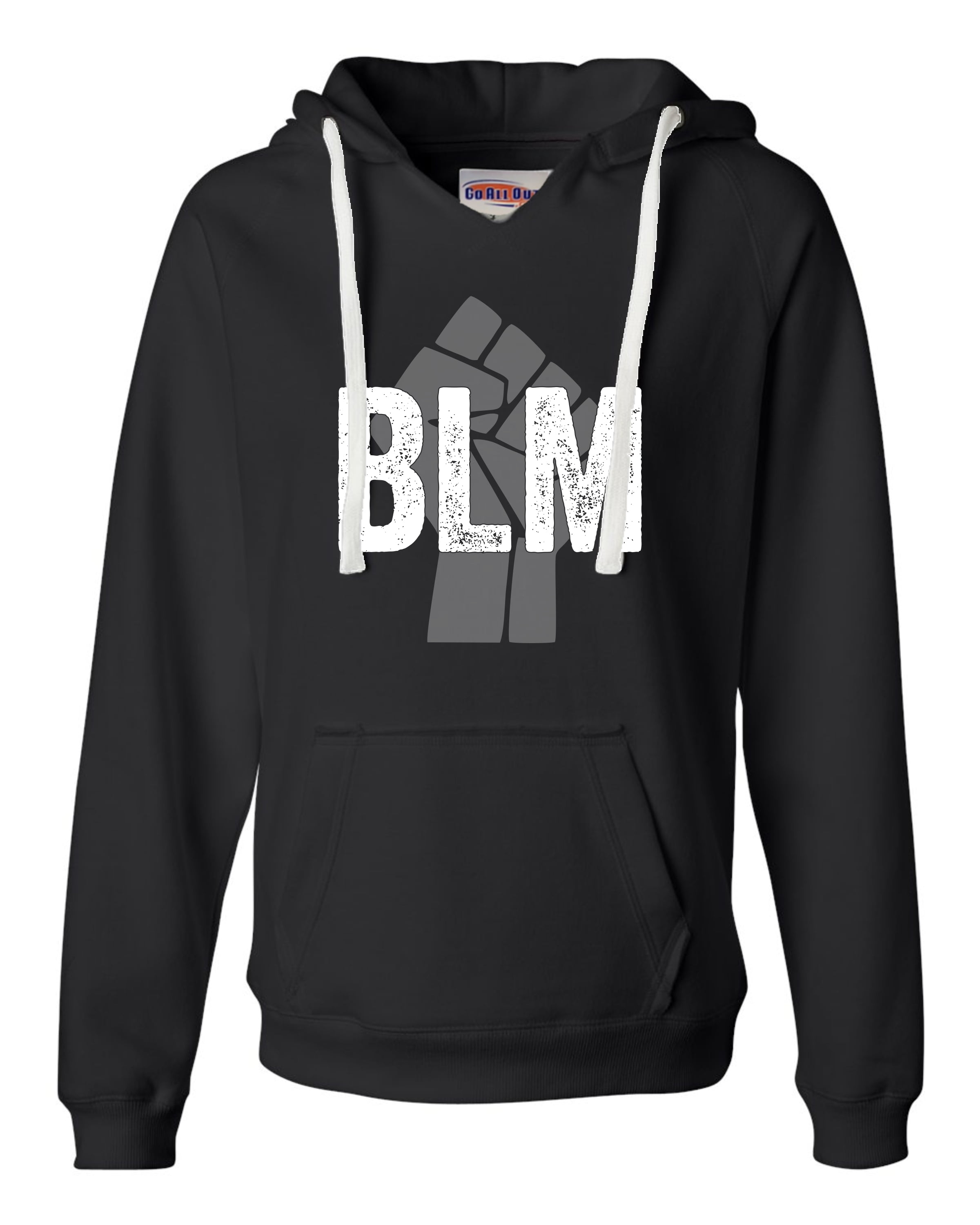 Womens Fist BLM Black Lives Matter Deluxe Soft Hoodie - Walmart.com