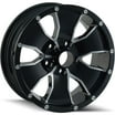Vision Wheels 426 Cross 14x5x5 Black Rim - 14" Inches - Walmart.com