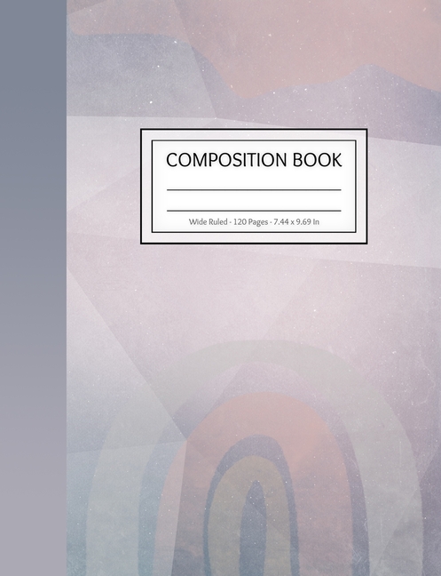 Composition Book : 120 Pages - Wide Ruled - For Boys Girls in ...