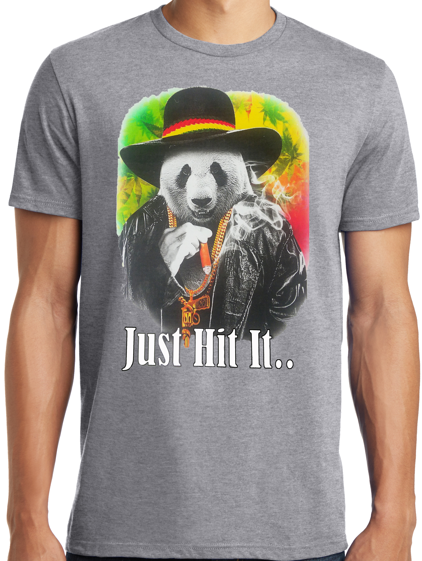 Big and Tall Just Hit It Rasta Pimp Panda - Walmart.com