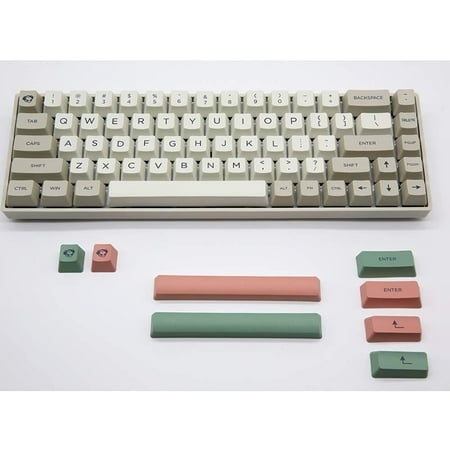 AKKO Vintage 9009 Mechanical Keyboard, Dye Sub PBT Keycap Full Anti ...