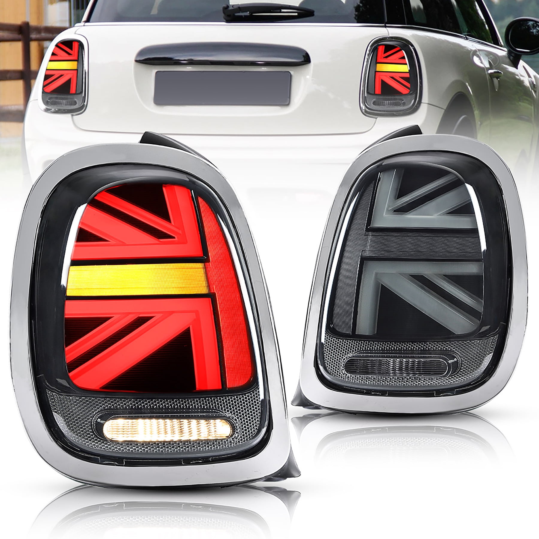VLAND LED Tail Lights Lamps for BMW Mini Cooper F-Series 2014-2019 (F55 ...