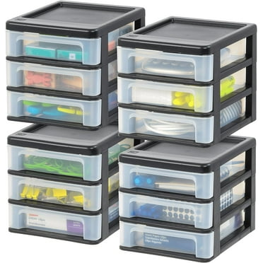 IRIS Small Desktop Drawer System, 1 Pack, Black - Walmart.com