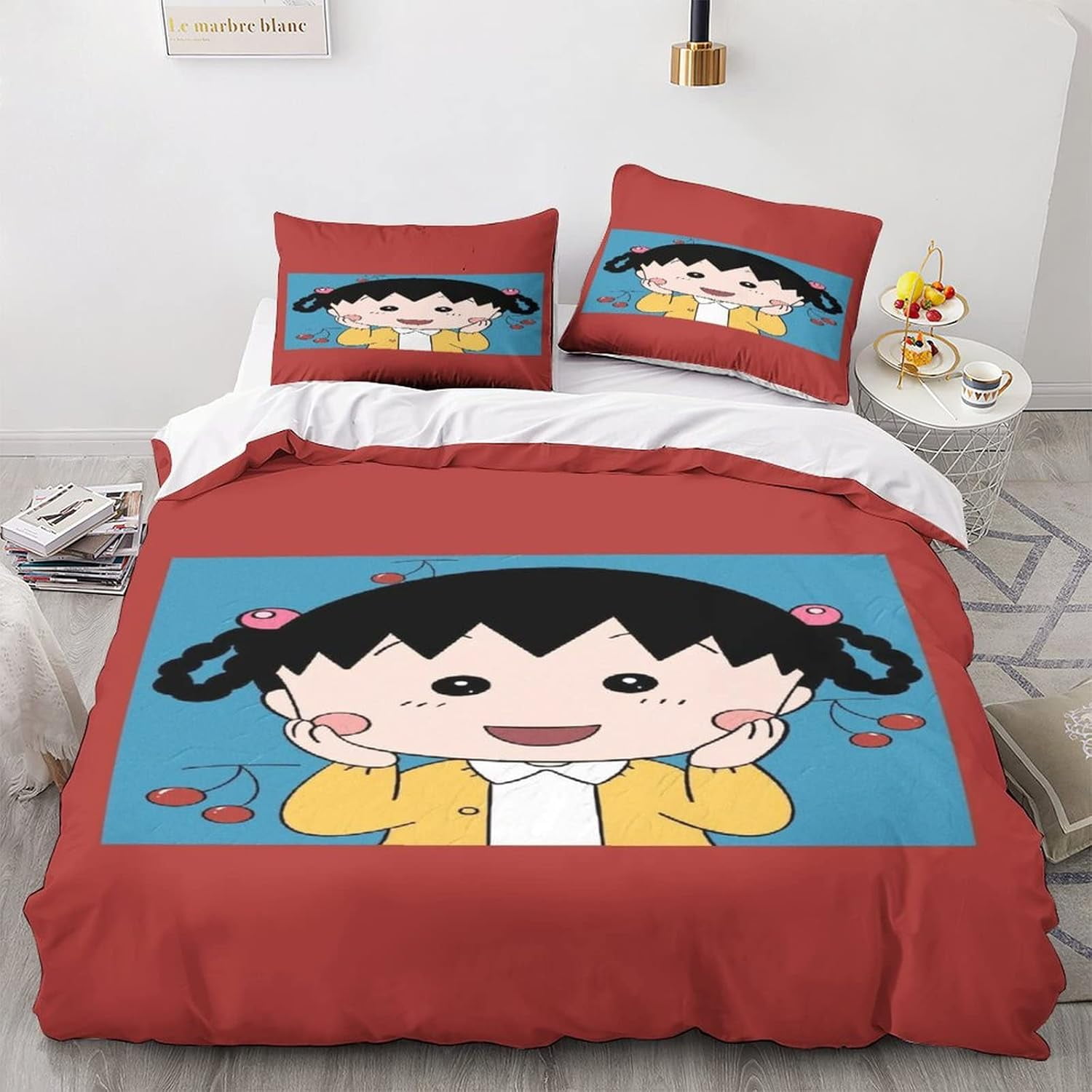 Chibi Maruko-Chan One Piece Cartoon Duvet Cover, One Piece Cartoon ...