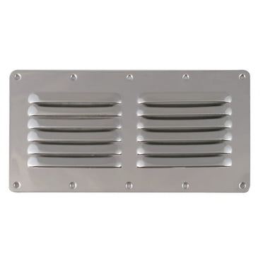 Perko 0315DP1STS Clam Shell Ventilator - Stainless Steel, 1-5/8" x 1-1/ ...