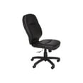 OFM Stimulus Series Executive Mid-Back Armless Chair, Black - Walmart.com