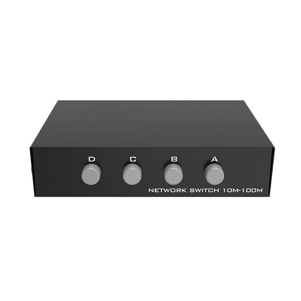 ckepdyeh 4 in 1 Out 100/1000Mbps Mini Gigabit Network Switch 5 Port ...