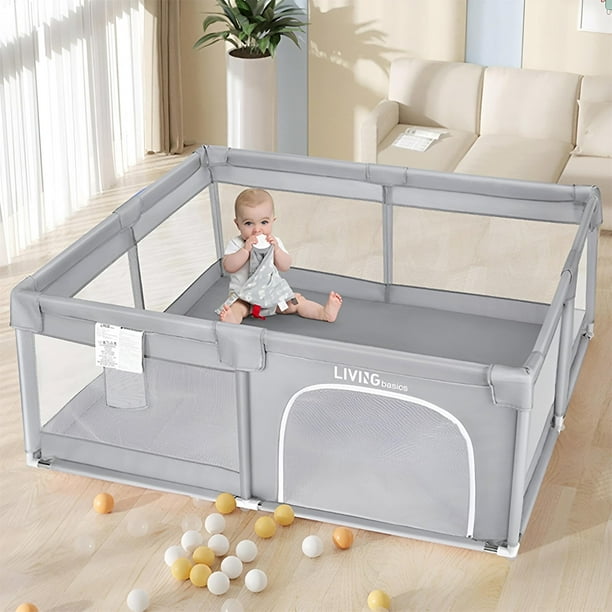 Extra Large 73"x61" Baby Playpen, Kids Baby Playard Safety Activity ...