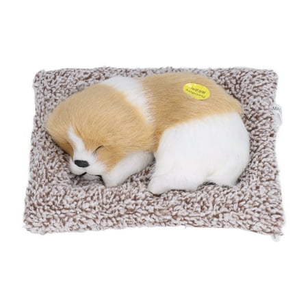 Realistic Dog Toy,Realistic Sleeping Dog Adorable Realistic Sleeping ...