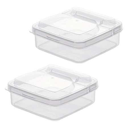 2 Pieces Portable Refrigerator Container Cheese Keeper Freezer Drawers ...