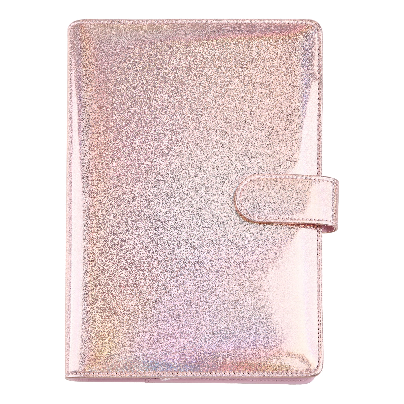 HeroNeo Glitter Refillable Journal Notebook Cover 6 Ring Binder Loose ...
