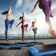 Yes4All Adjustable Aerobic Step Platform, 40 in x 16 in with 4 Risers ...