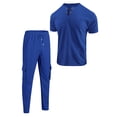 AGKIZG Mens Dry Gym Set High Stretch Tight Top Pants for Cycling ...