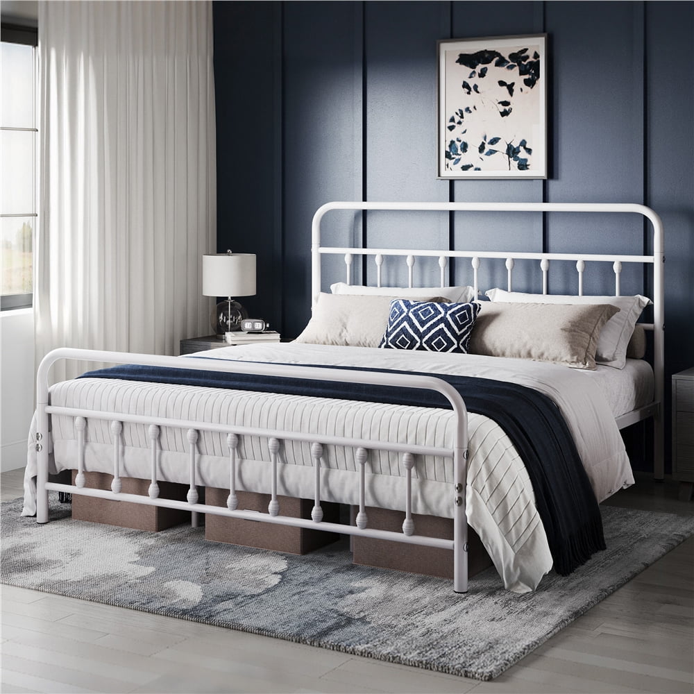 Click here for Fullfurnique Classic Iron Platform Bed Frame With... prices