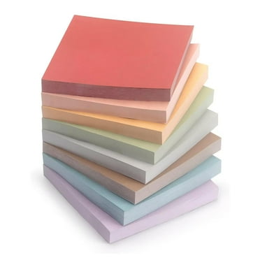 Sticky Notes 3X3 in Bright Color Memo Pads, 50 Sheets Per Pad Strong ...