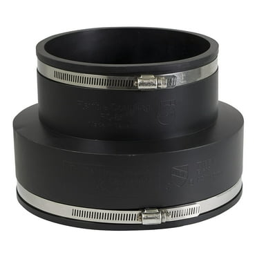 6 in. PVC Flexible Coupling with Stainless Steel clamps - Walmart.com
