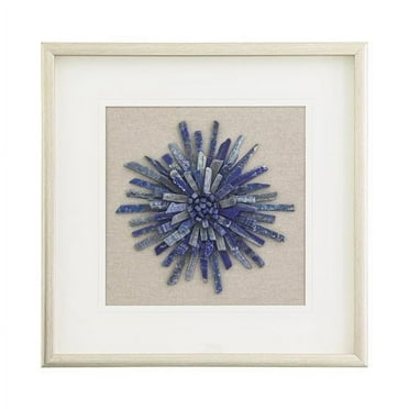 Yosemite Home Decor 'Rock of Luck & Happiness' Glass Shadowbox in Multi ...