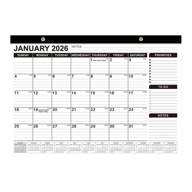 Ongmies Desk Calendar 2026-2027, 2026-2027 18-Month Desk Calendar ...