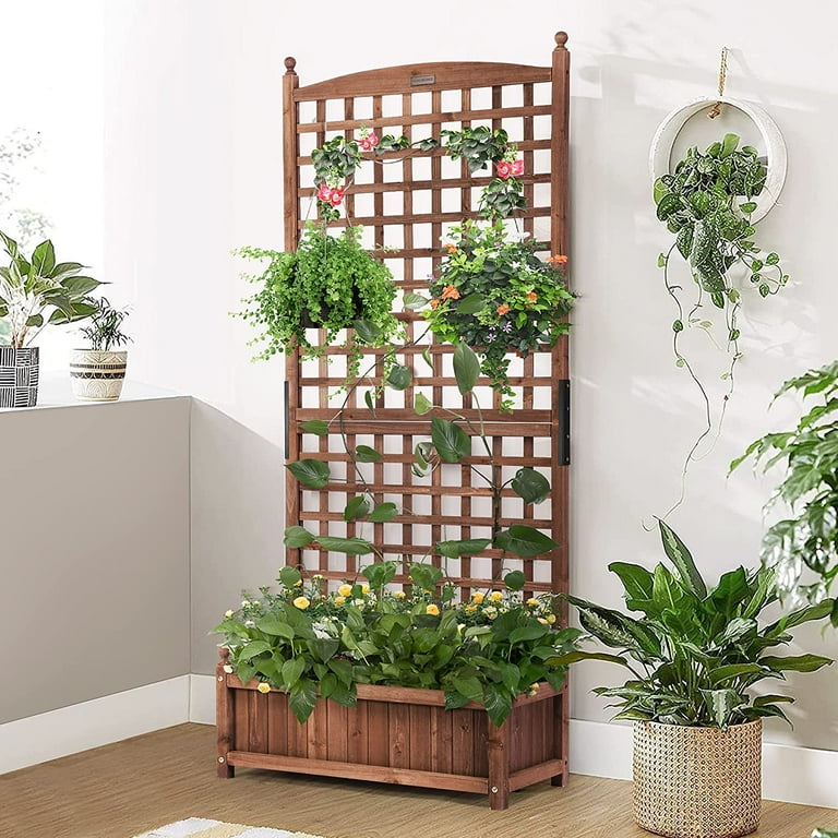 Lattice Panels Planters For Decks Porpora Wood Privacy Screen/Trellis