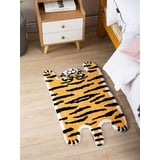 SELGRCE H·Y Tiger Shaped Soft Non-Slip Bathmat Area Rug for Bedroom ...