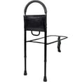 Vaunn Medical Adjustable Bed Rail with Tool-Free Assembly, Black FSA ...