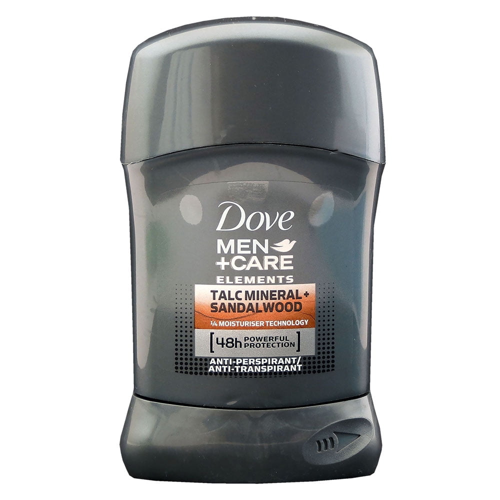 Dove Men Stick Care Elements Talc Mineral & Sandalwood 50ml | Walmart ...