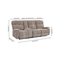 MAYEERTY Dual Motor Power Recliner Sofa 2 Seater - Walmart.com