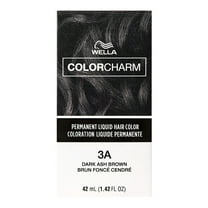 Wella Color Charm Permanent Liquid Haircolor with Developer - 4A Medium ...
