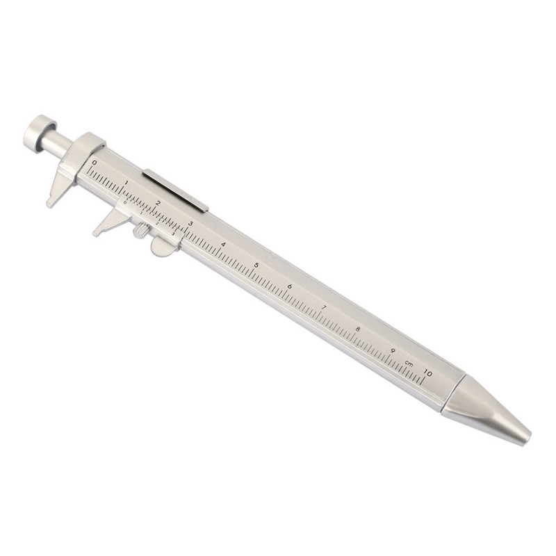 Caliper Pen Ruler Vernier Caliper Plastic Ruler Ballpoint Pen for Men ...