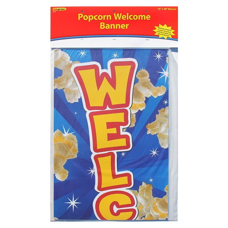 POPCORN WELCOME BANNER - Walmart.com