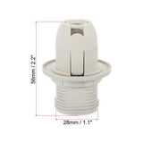 Uxcell E14 Screw Thread 28mm Light Socket DIY Retro LED Bulb Lamp ...