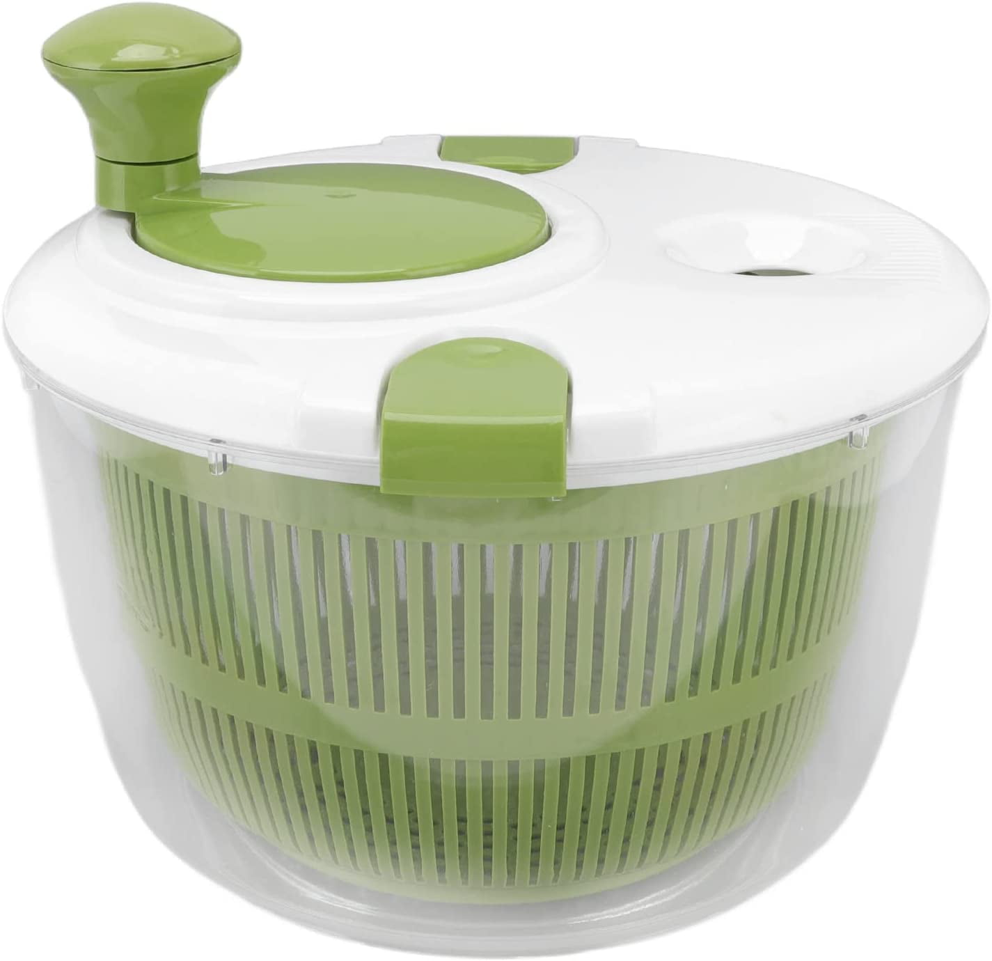 Salad Spinner, Large Hand Cranking Fruits Vegetable Washer Dryer ...