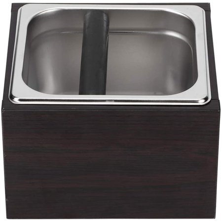 Coffee Knock Box - Stainless Steel Espresso Knock Box, Recessed Counter ...