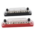2 Pieces Power Distribution Block, Max 150A 48V with Cover Bus Bar for ...