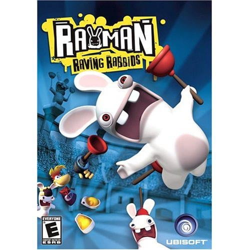 RAYMAN RAVING RABBIDS (PC CDRom Game) Engage in toilet plunger shooting ...