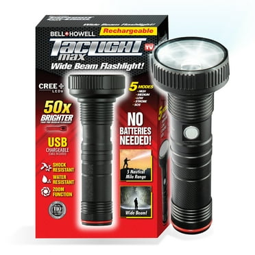 Taclight Tac Flashlight Weatherproof 5 Light Modes 40x Brighter 3 Packs ...