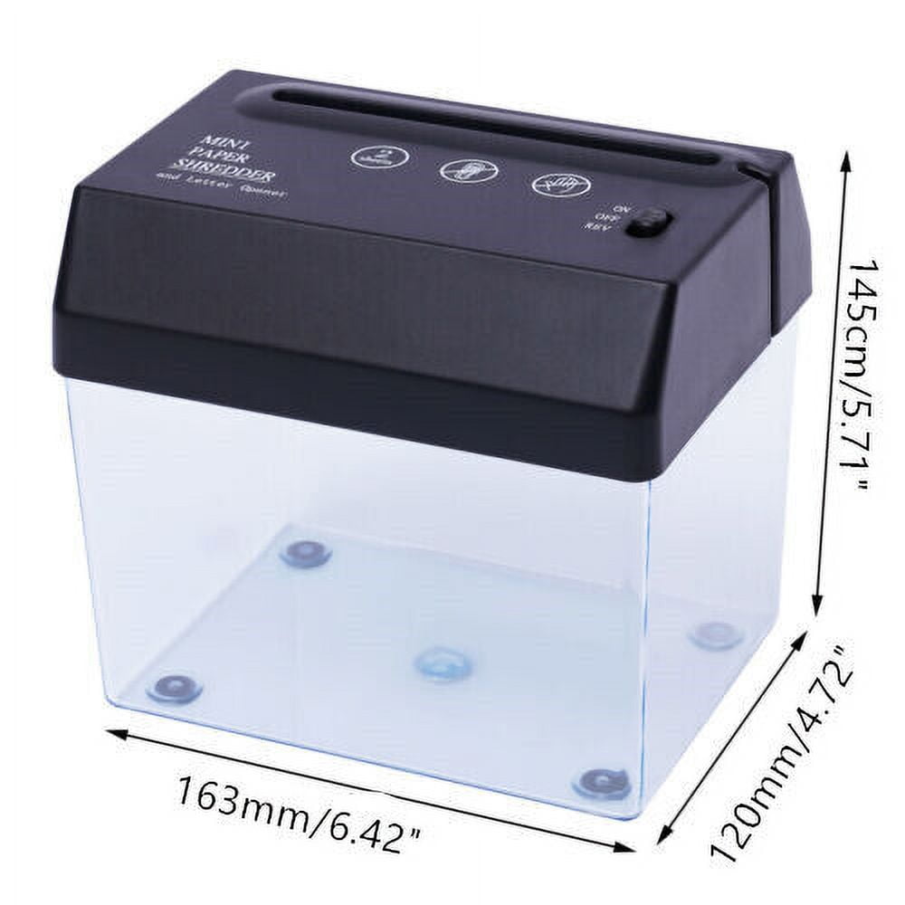 ZhdnBhnos Cross-cut Paper Shredder Desktop Compact USB A4 Paper ...